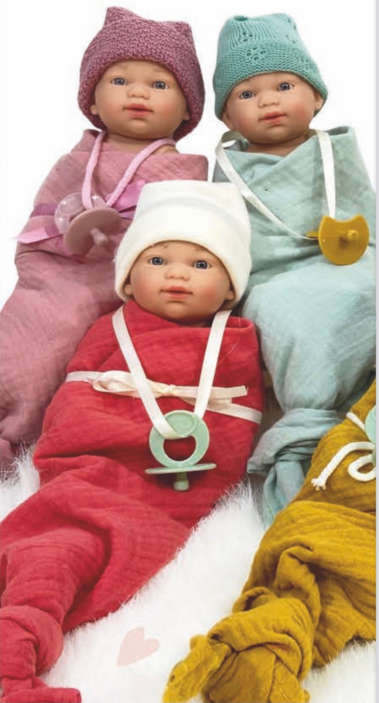 10” hard body swaddled baby – littlestlovevip